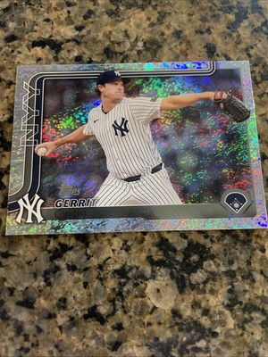 2025 Topps Series 1 Silver Sandglitter #187 Garrit Cole Yankees Card | eBay
