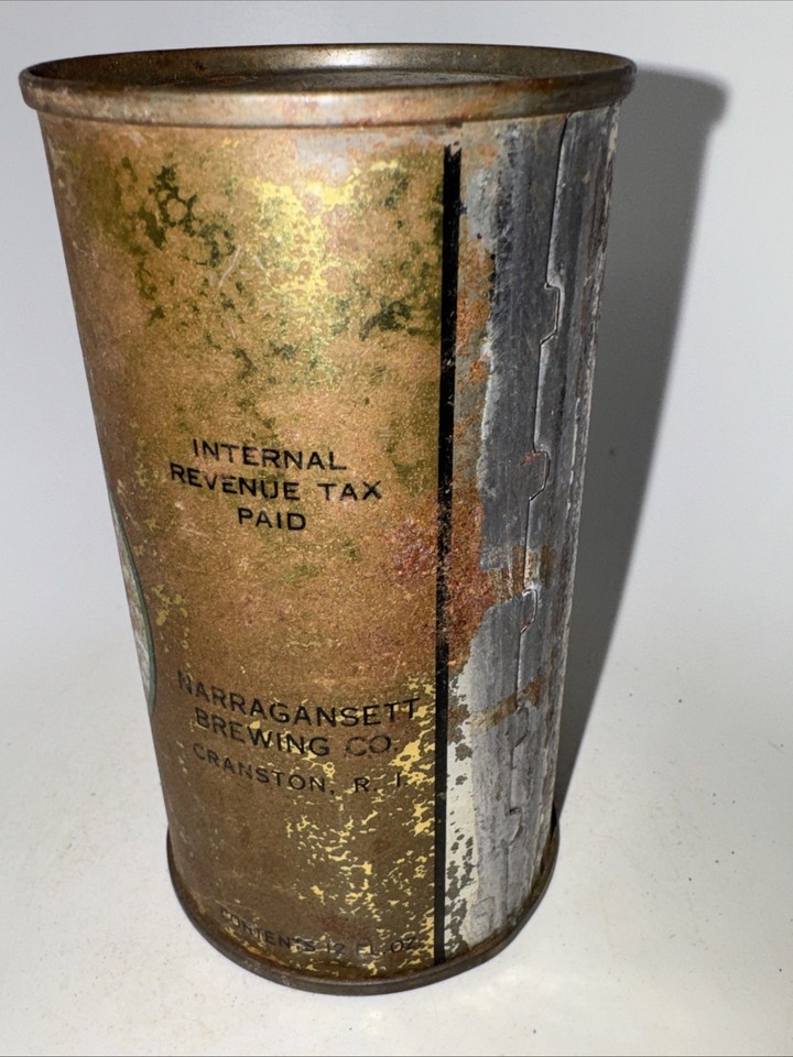 Narragansett Select Stock Lager Beer. 1940’s IRTP Can. Cranston, RI | eBay