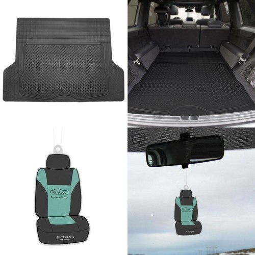 Black Trunk Cargo Mat Liner For Car SUV Van Vinyl w/ Gift | eBay