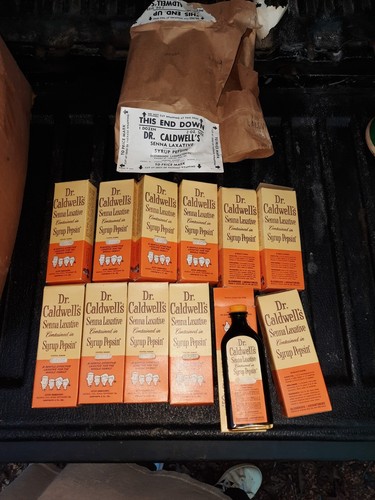 Vintage store lot of 12 Dr. Caldwell's Senna Laxative Syrup Unopened ...