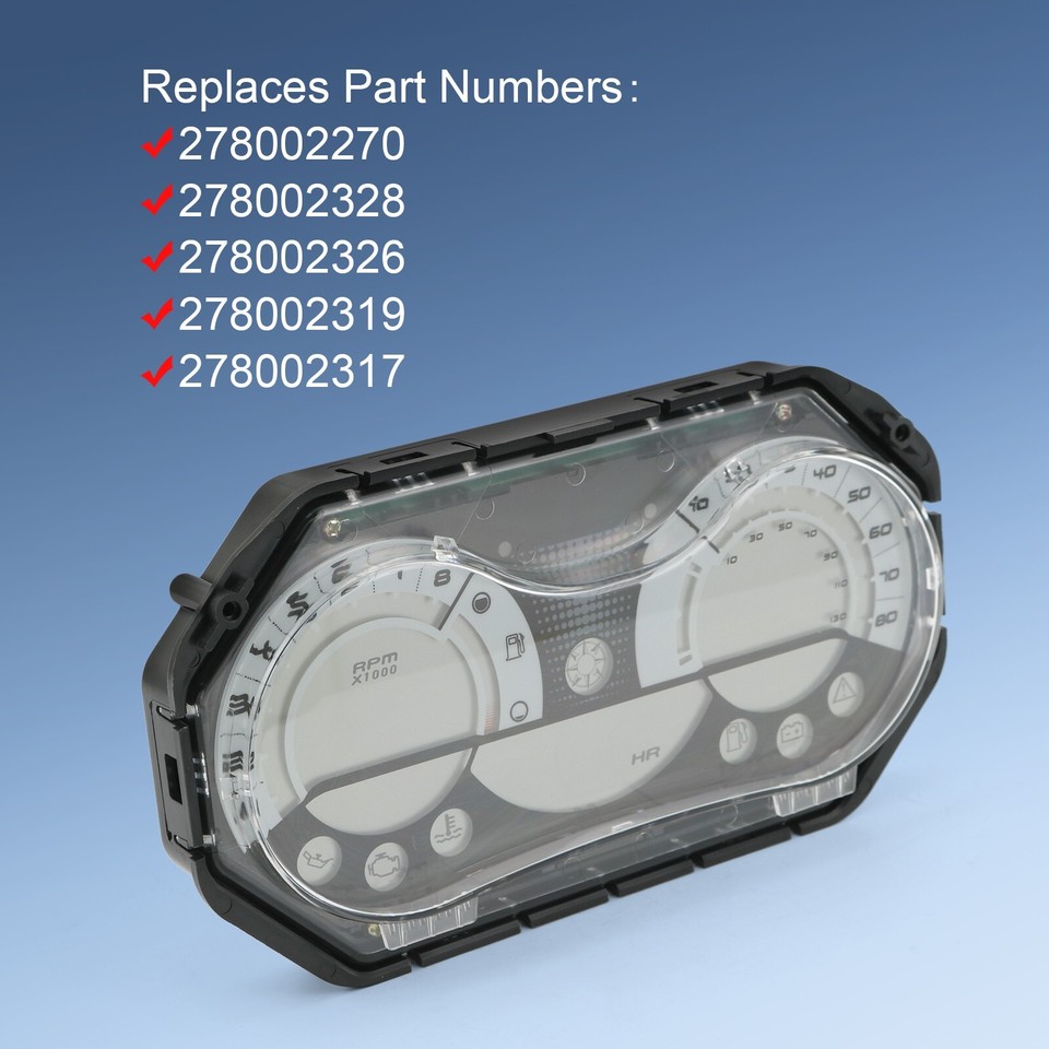 278002270 LCD Speedometer Gauge Cluster For 2006-11 Sea Doo BRP RXP RXT ...
