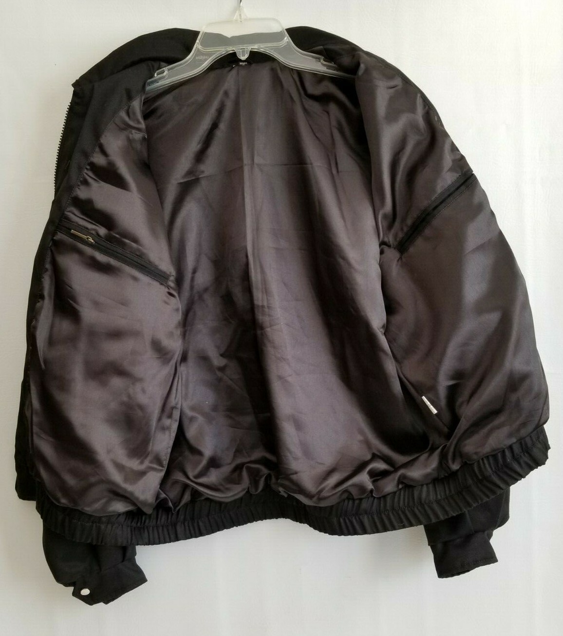 Unbranded Mens Black Jacket U.S. Army Racing Logo Zip… - Gem