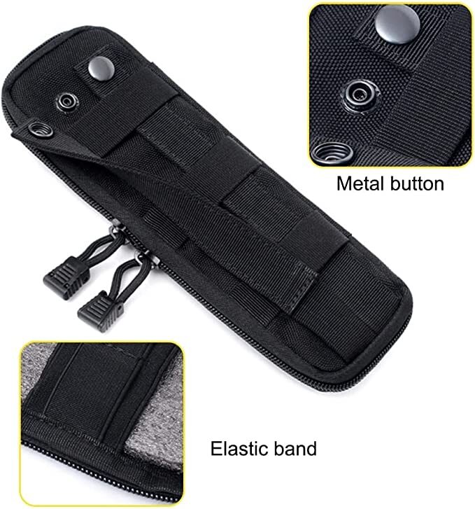 Tactical Knife Sheath Bag Molle Flashlight Holster Pouch Utility Tool ...