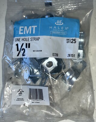 Ent One Hole Strap 1/2” Pack 25 | eBay