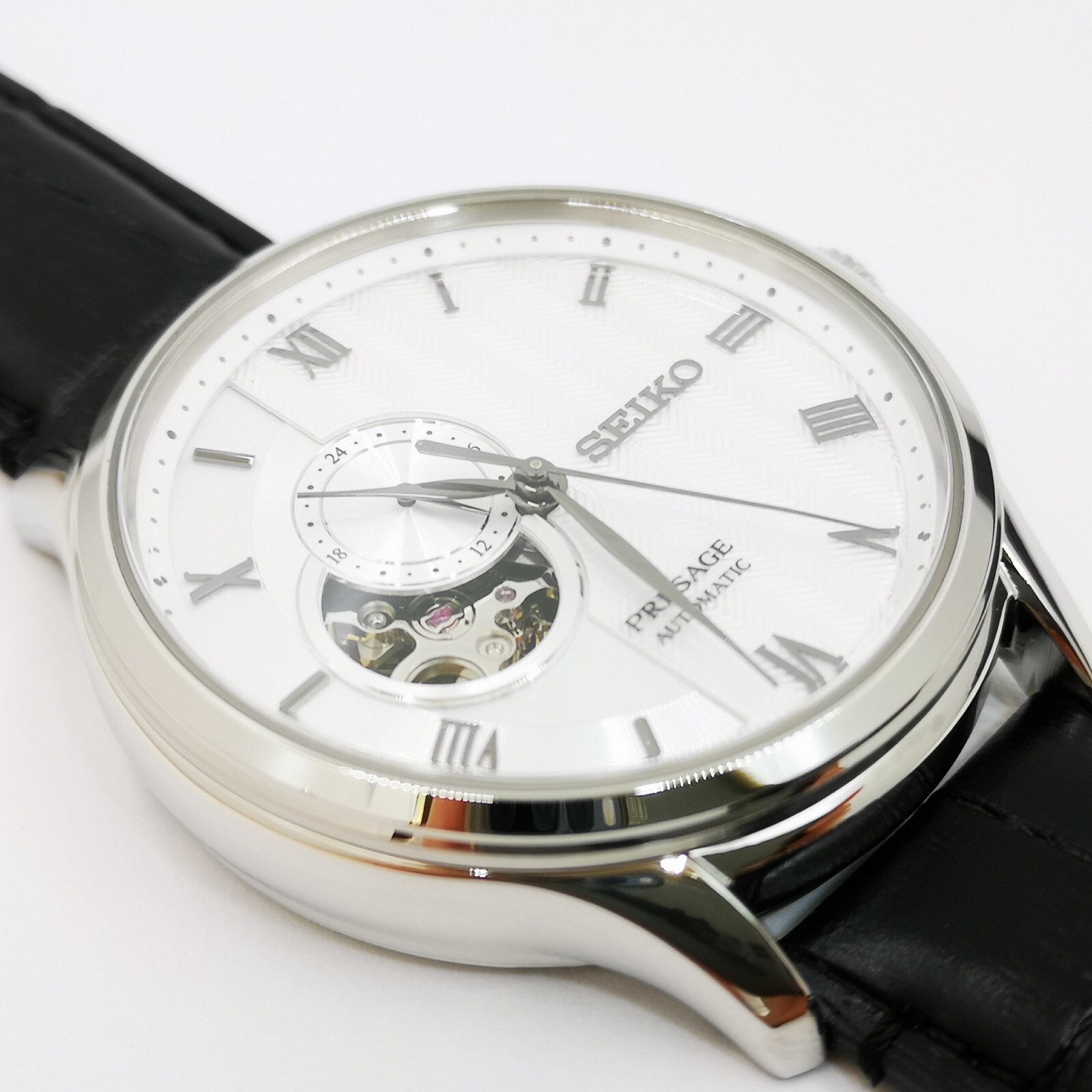 SEIKO PRESAGE BASIC SARY095 White Automatic Mechanical Men's Watch New ...