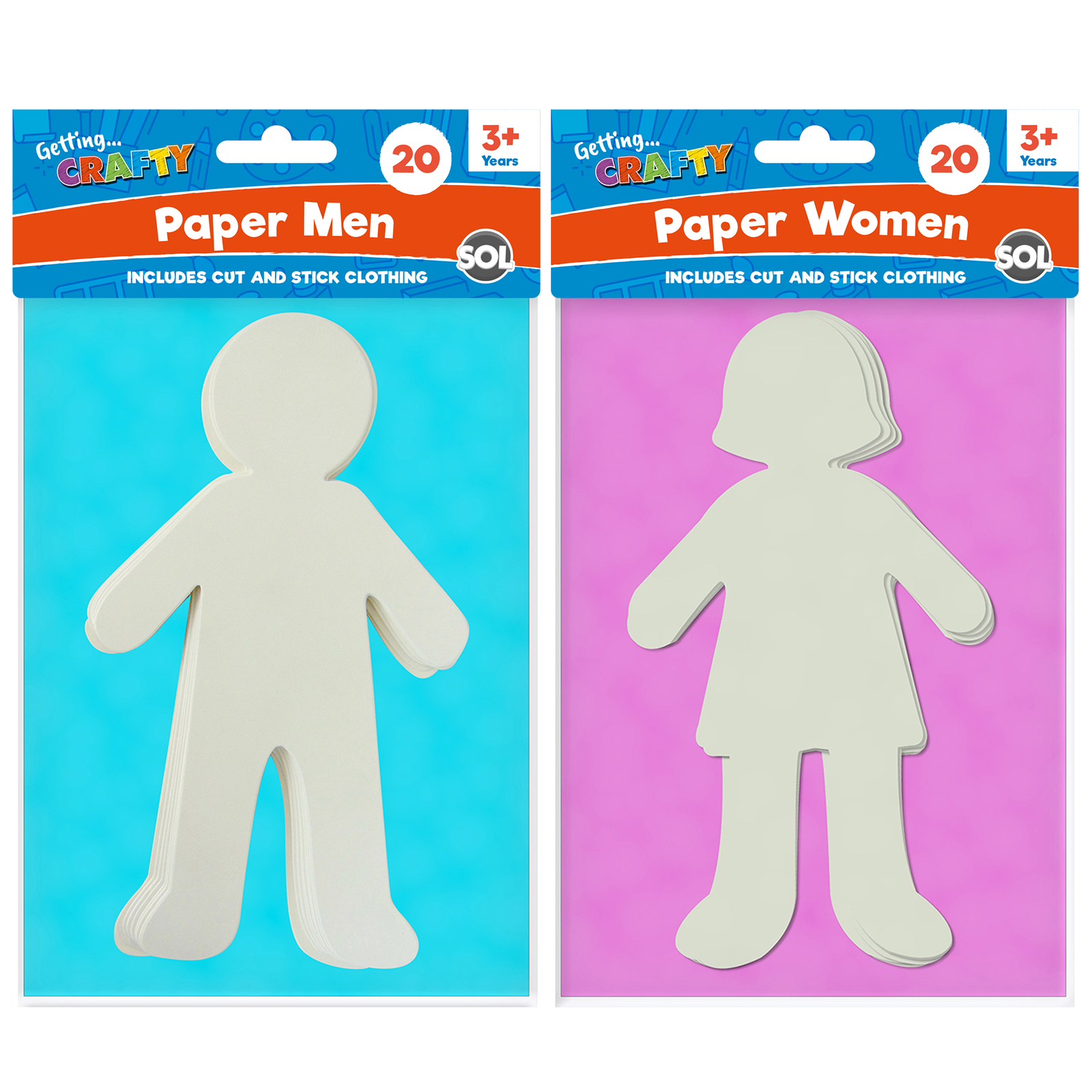 Paper Cut Out Figures