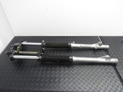 91-00 HONDA XR 80 XR80 OEM FRONT FORKS RIGHT LEFT FORK TUBE & TREES ...