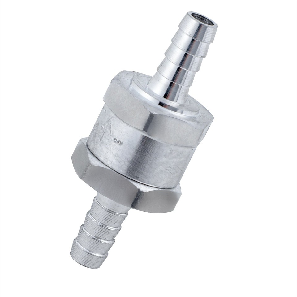 8MM 5/16" Aluminium Fuel Line Non Return One Way Check Valve For Petrol ...