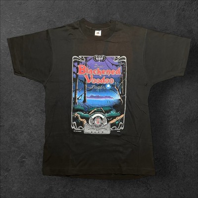 Dixie Blackened Voodoo Lager Beer Black T-Shirt Size XL 1991 Single ...