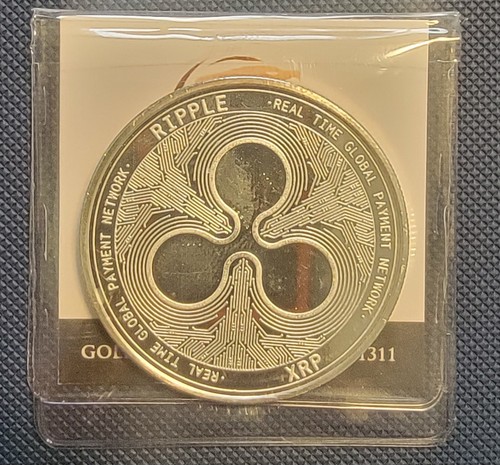 Ripple XRP 1oz Silver Round 999 Fine - Very Low Mintage. Great Charm ...
