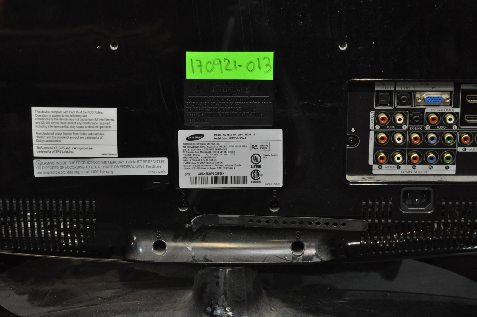 SAMSUNG LN-T3253H TCON 320WTCLV4.8 | eBay