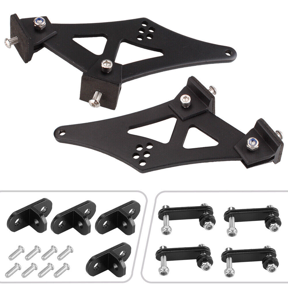 5" Universal Car CNC Rear Wing Trunk Racing Tail Spoiler Legs Mount ...