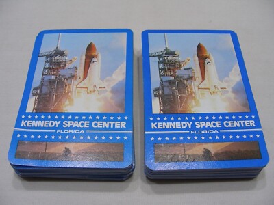 KENNEDY SPACE CENTER - FLORIDA - Space Shuttle - 2 Decks of Playing ...