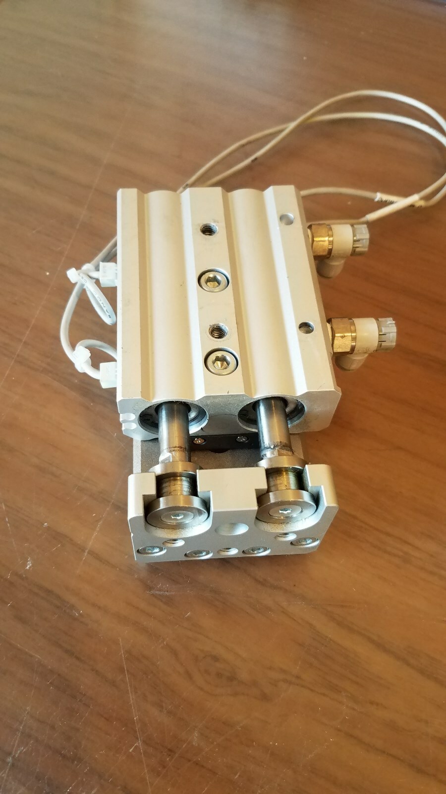 SMC MXQ20-20 Pneumatic Linear Slide Stage | eBay