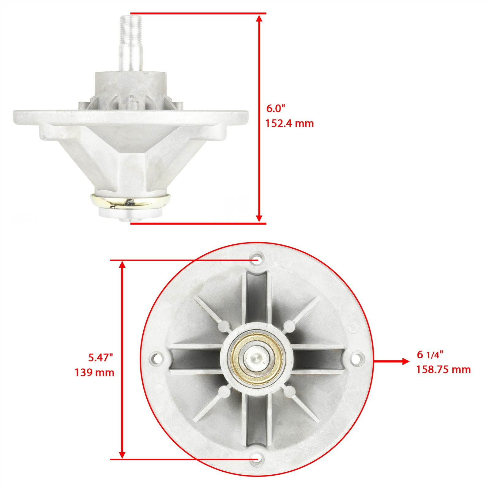 2 Spindle Assembly fits Toro TimeCutter ZX440 ZD380 88-4510 80-4341 ...