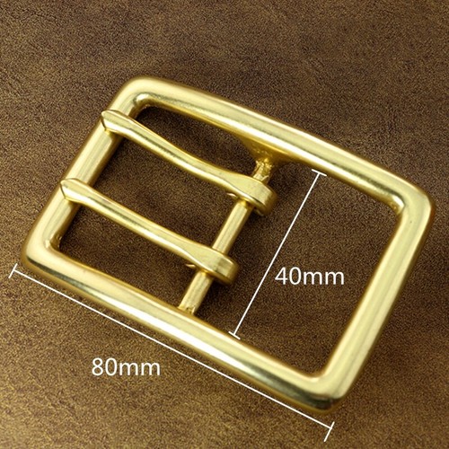 Replacement Heavy Duty Solid Brass Double Prong Belt Buckle 40mm Wide ...