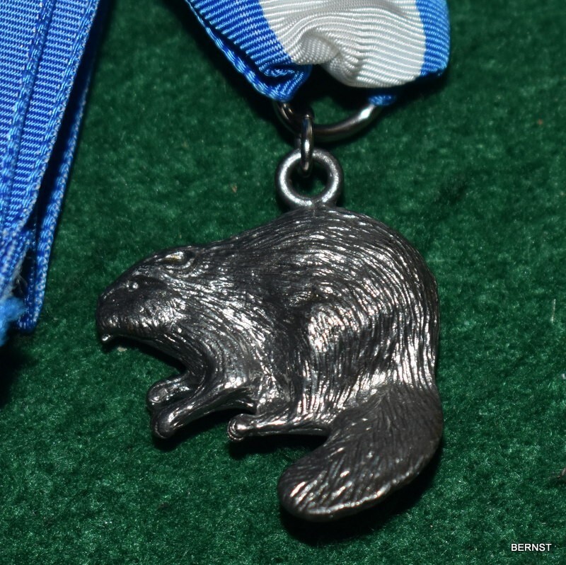 BOY SCOUT SILVER BEAVER AWARD WITH RIBBON | eBay