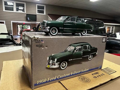 Precision Miniatures 1950 Ford Custom 4-Door Sedan 1:18 Scale Metal Die ...