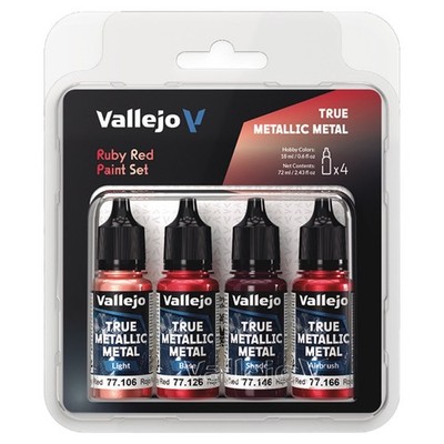 True Metallic Metal: Ruby Red Color Set (4) Paints Preorder 2/14 | eBay
