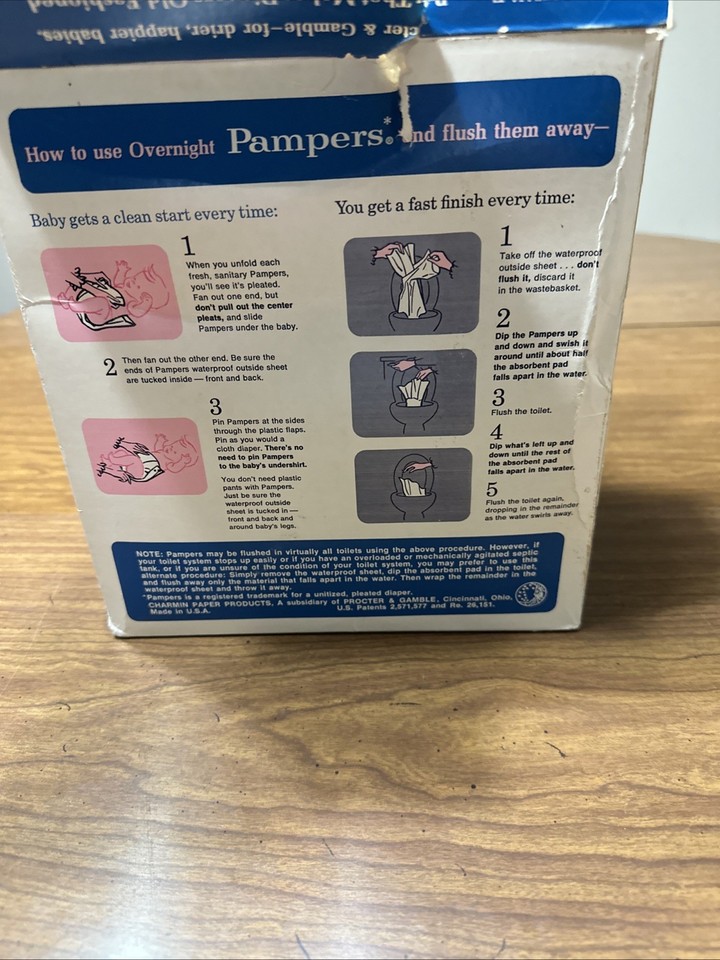 Vintage pampers overnight Extra Absorbent 9 Ct | eBay