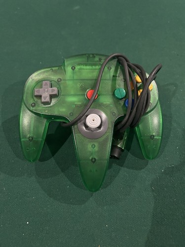 Nintendo 64 -Limited Jungle Green Edition -Working/Tested - 3 ...