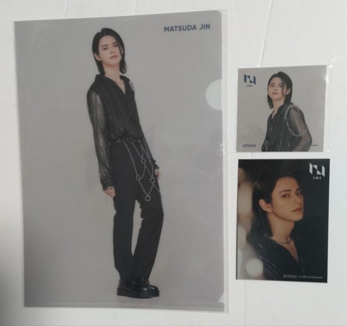 Ini Awakening Matsuda Jin Clear File Sticker Tower Record Trading Card ...