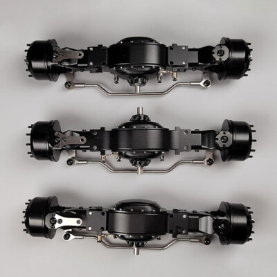 Brand New Metal CNC Front Rear Axle for 1/14 Tamiya Dumper Truck Scania ...