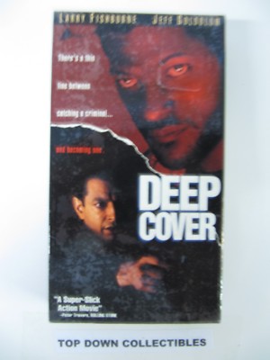 Deep Cover Larry Fishburne, Jeff Goldblum Action VHS Movie New | eBay