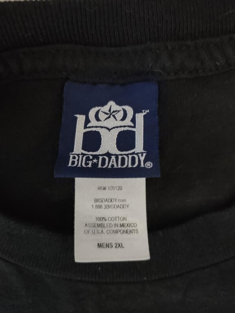 Vintage Big Daddy Gear The Big Brand T-Shirt Black Short Sleeve Men's ...