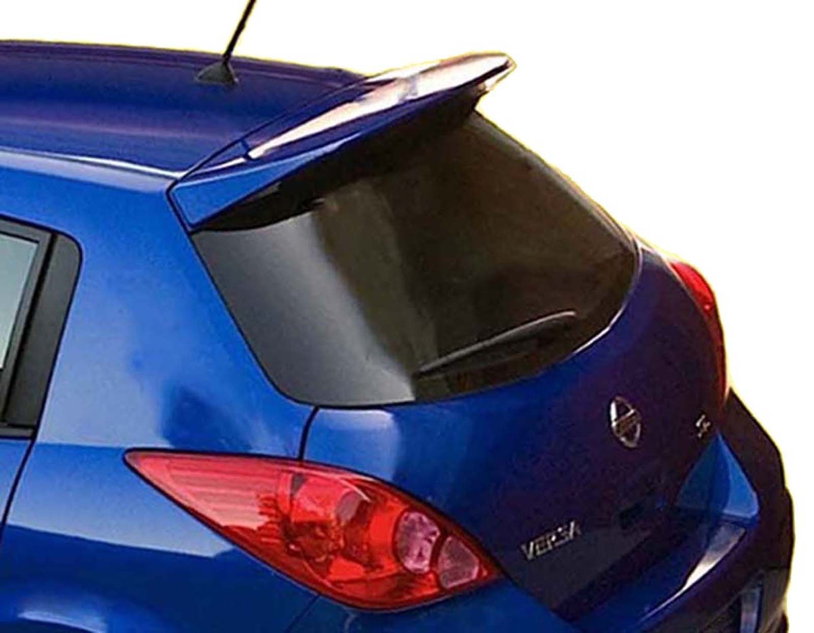 UNPAINTED PRIMED FACTORY STYLE SPOILER FOR A NISSAN VERSA HATCHBACK ...