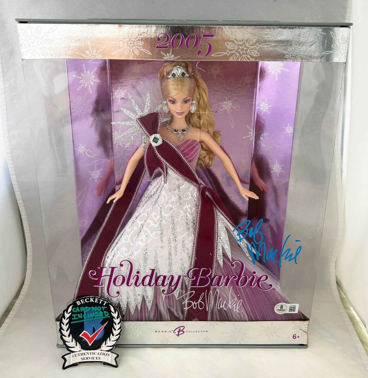 Bob Mackie Signed 2005 Holiday Barbie Beckett BAS COA | eBay