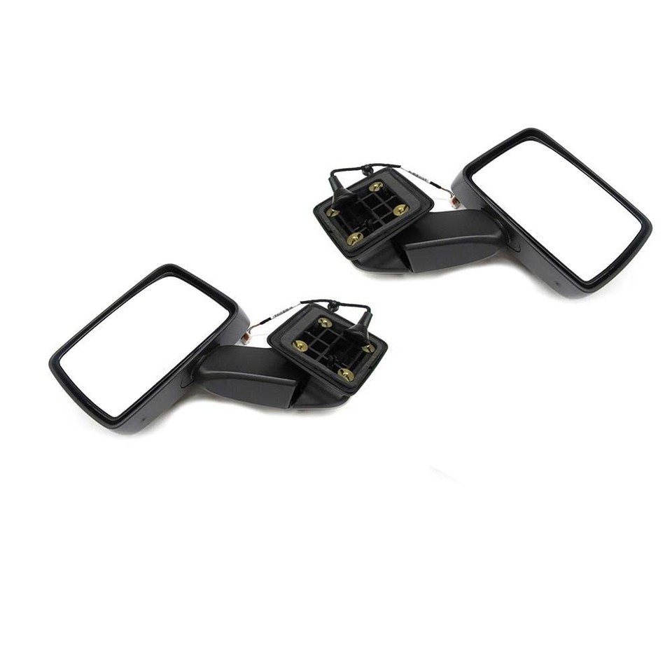 2006-2007 Hummer H3 Outside Right & Left Front Door Mirror Black OEM ...