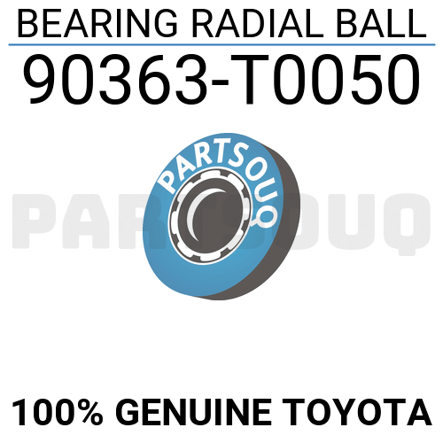 90363T0050 Genuine Toyota BEARING RADIAL BALL 90363-T0050 | eBay