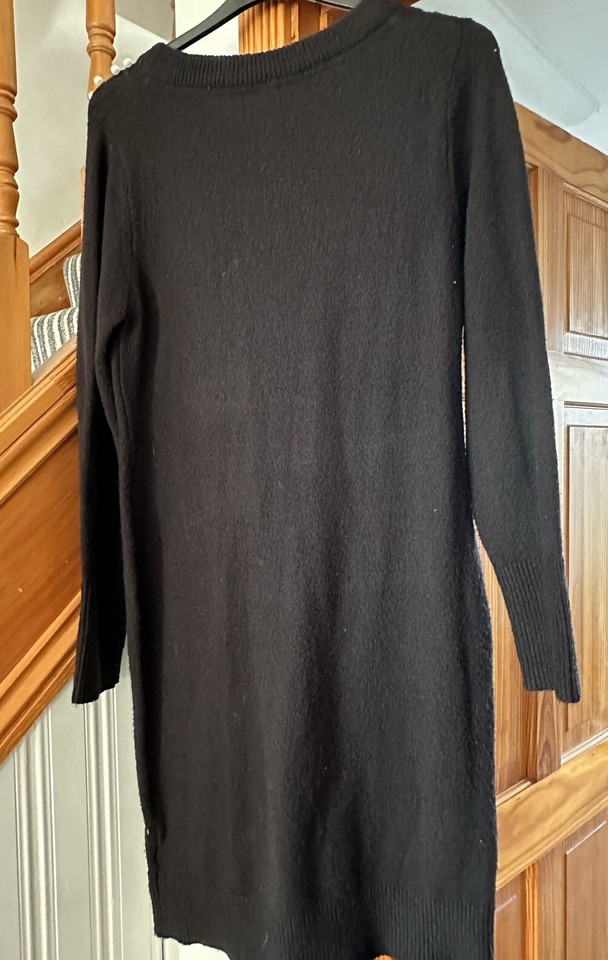 BODYFLIRT BOUTIQUE Black Jumper Dress Size Medium | eBay UK