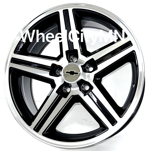 18” black machined Chevy Camaro IROC Z28 OE replica wheels fits S10 5x4 ...