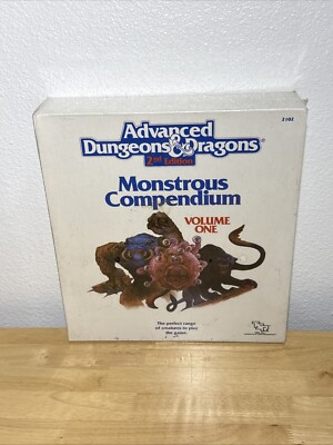 New & Sealed Advanced Dungeons & Dragons 2nd Edition Monstrous ...