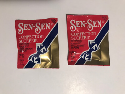Vintage SEN SEN mints licorice candy 2 Packets - SenSen | eBay