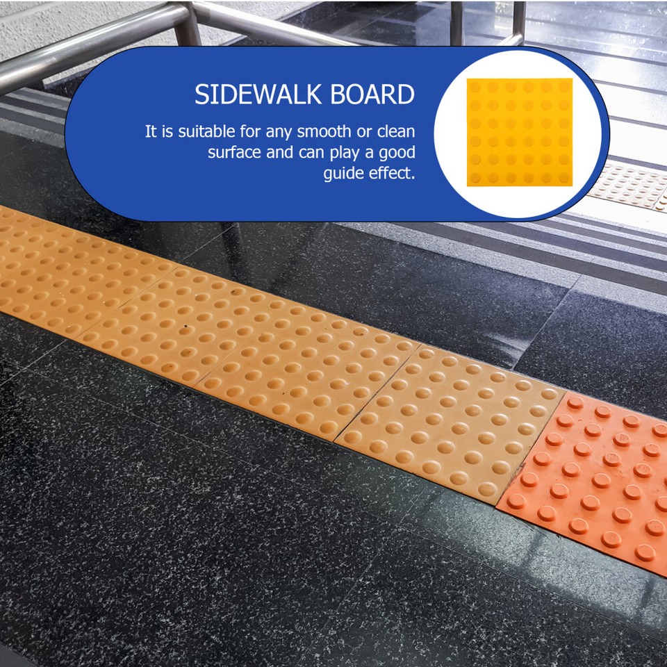 5 Pcs Tactile Paver Blind Brick Self-adhesive Waterproof Stickers | eBay