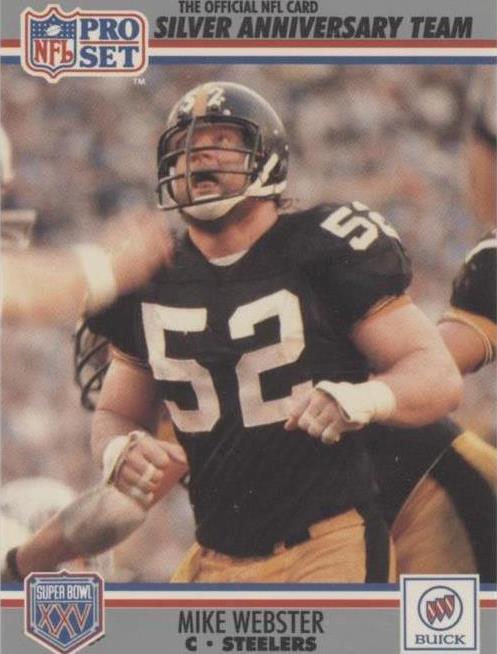1990 Pro Set Super Bowl XXV Binder Set Mike Webster #11 for sale | eBay