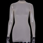 Women Sexy See Through Mesh Sheer bodysuit party dress Lingerie ...