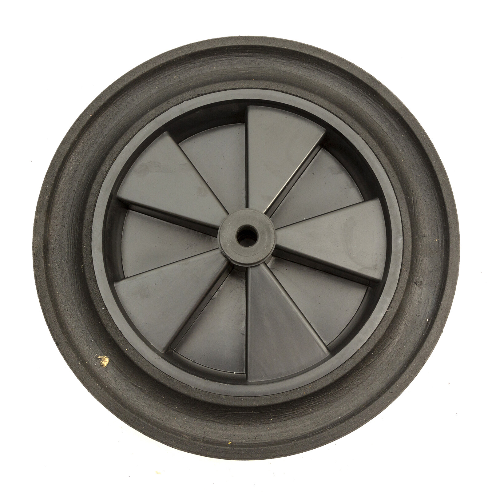 Heavy Duty 11 Inch Wheel Solid Rubber Tyre Puncture Proof 1/2" Bore ...