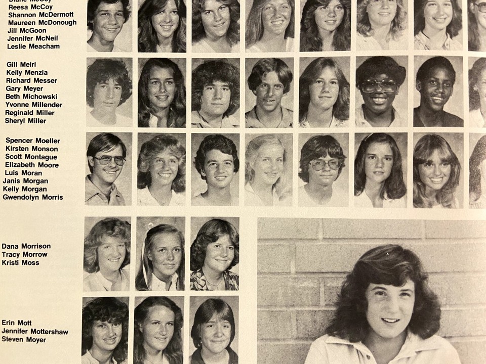 REGGIE & CHERYL MILLER - 1981 Riverside Poly HS Yearbook NBA Legend ...