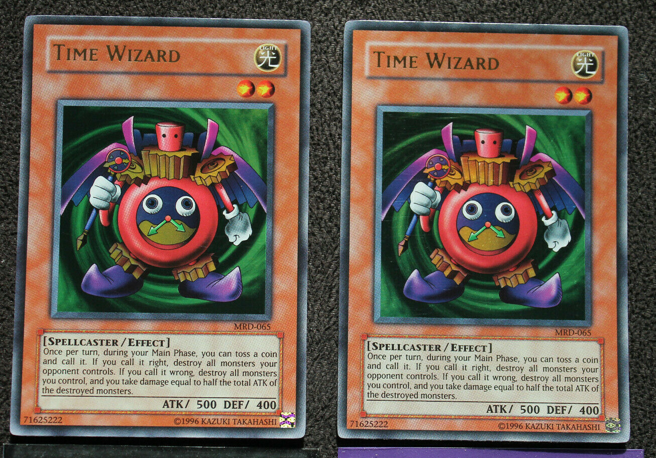 Yugioh Time Wizard MRD-065 Unlimited Quality 9-10 NM Updated Text | eBay