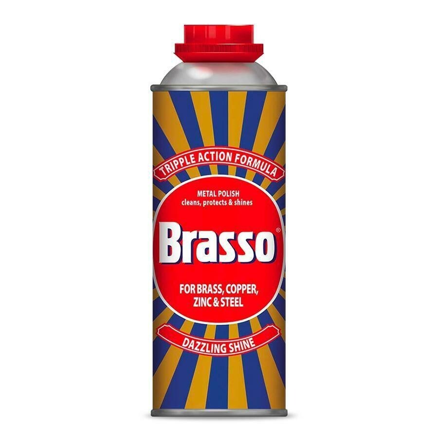100ml Brasso Metal Polish Brass Copper Stainless Steel Liquid Cleaner ...