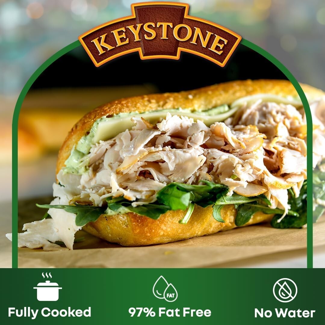 6 Cans - Keystone Meats All Natural Turkey Fully Cooked 28 oz No ...