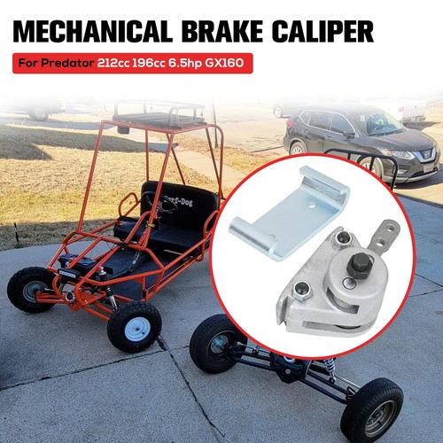 Go Kart Mechanical Disc Brake Caliper & Bracket Kit with Manco 9598 ...
