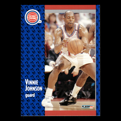Vinnie Johnson #61 1991-92 Fleer Detroit Pistons Basketball Card NBA | eBay