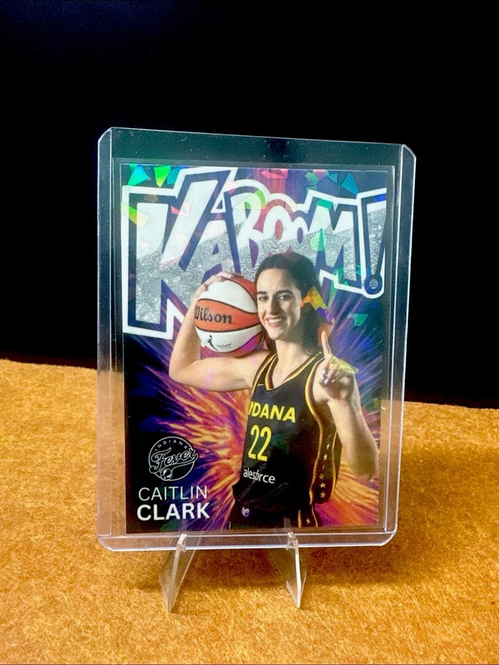 Caitlin Clark Legendary Customs Card Refractor Indiana WNBA Rookie 🔥 | eBay