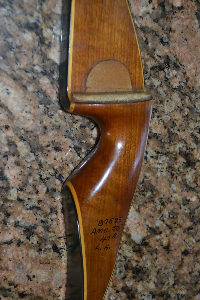 YORK TRACKER LEFT HANDED DRAW RECURVE BOW AMO 58 -#40 WEIGHT DEER ...