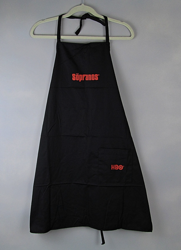 The Sopranos Apron HBO Channel TV Show Promo Black Red Cooking ...